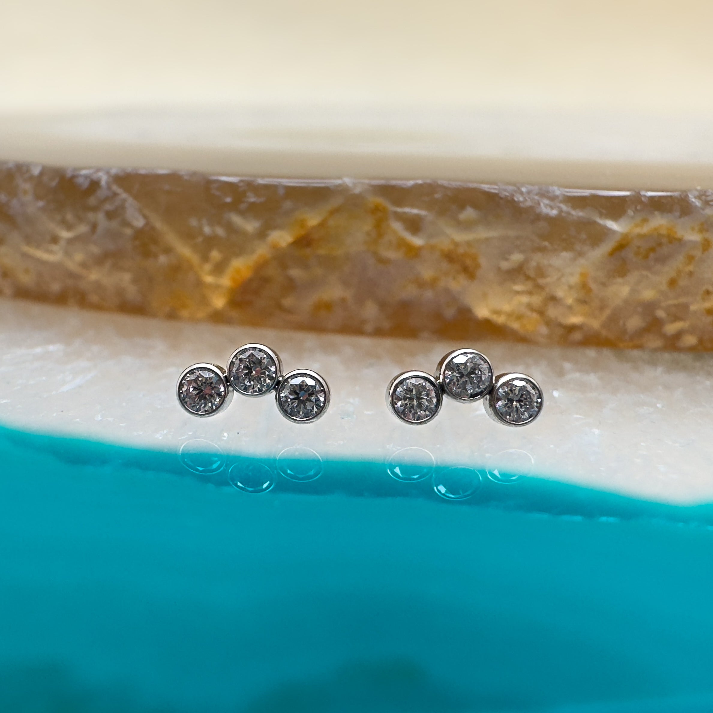 Mini Curved Cluster – Atomic Body Jewelry